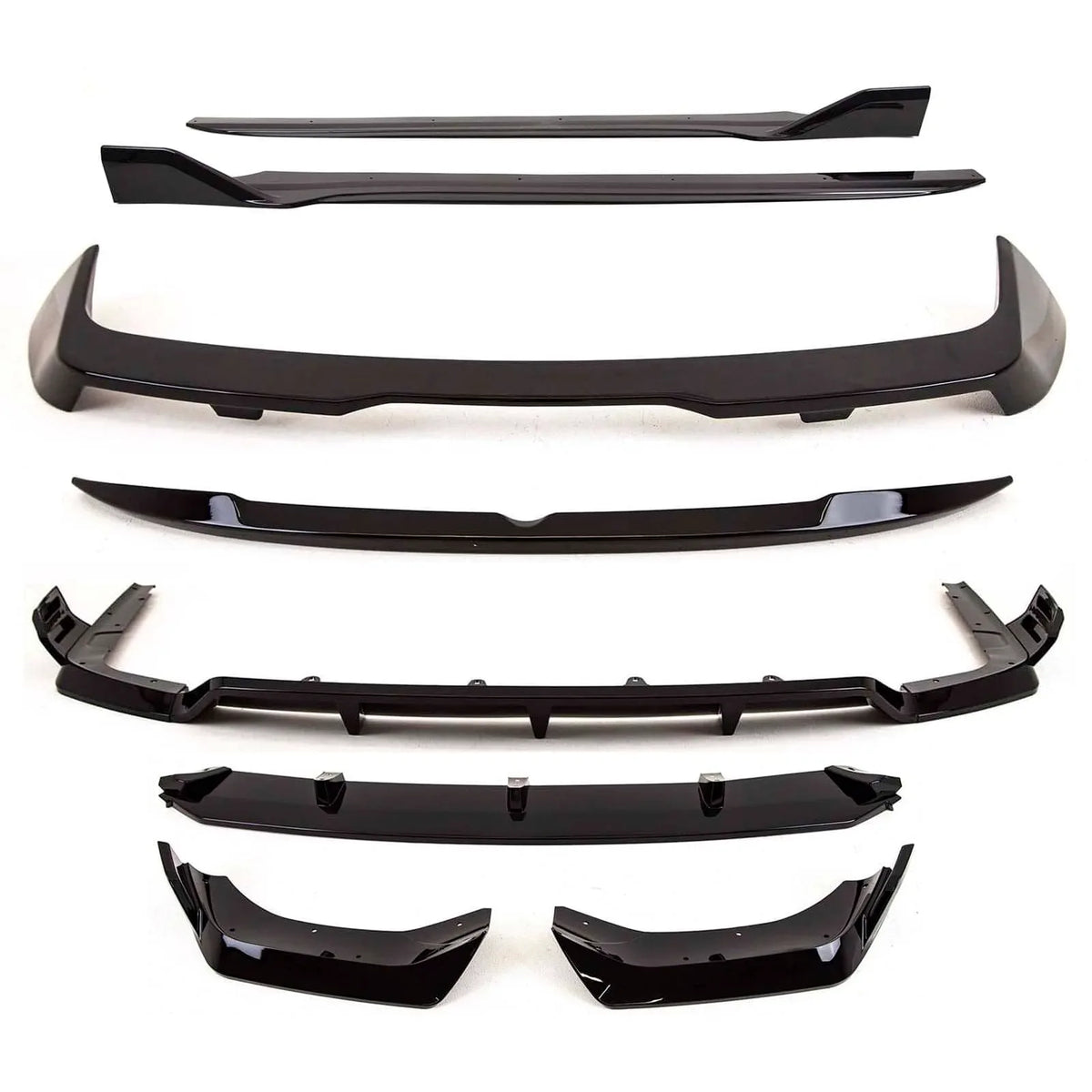 Fits BMW X7 G07 2019-2022 Aero Body Kit Front Splitter Rear Diffuser ...
