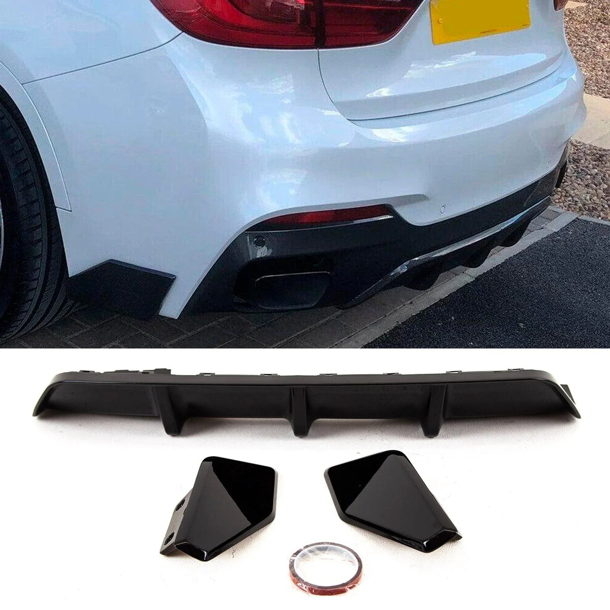 bm5387-bmw-x6-f16-2015-2019-rear-bumper-diffuser-spoiler-m-performance ...