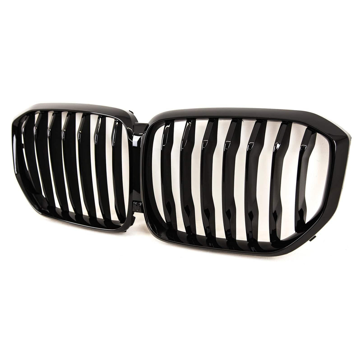 Fits BMW X5 G05 2019-2023 Front Kidney Grilles Single Slat Gloss Black ...