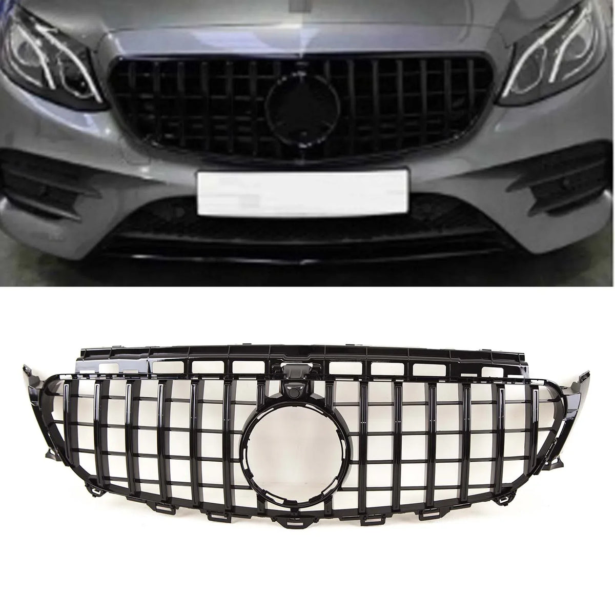 Fits Mercedes E Class W213 2016-2020 Front Bumper Grille Panamericana ...