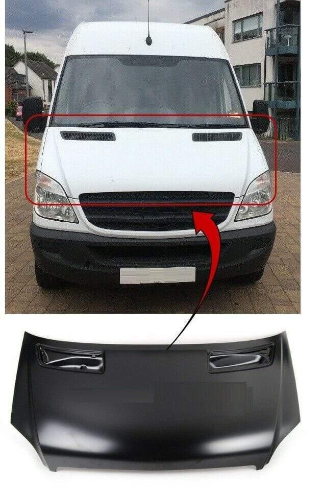 Fits Mercedes Sprinter 2006-2013 Bonnet Primed – tradevehicleparts.co.uk