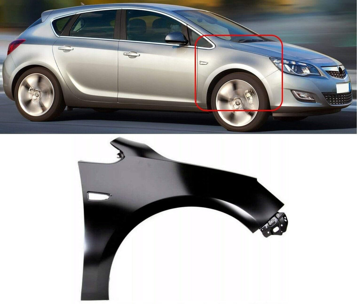Fits Vauxhall Astra J 5Dr 2009-2015 Front Wing Primed Driver Side Not ...